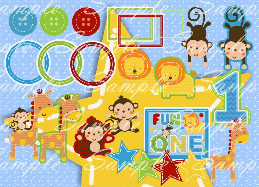 101 File Bundle! Fun to Be One Clipart & Collage, Print and Cut, DIY ...
