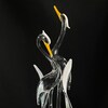 Heron (medium) Handblown Glass Sculpture - Etsy