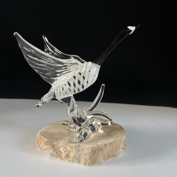 Glass Goose - Etsy