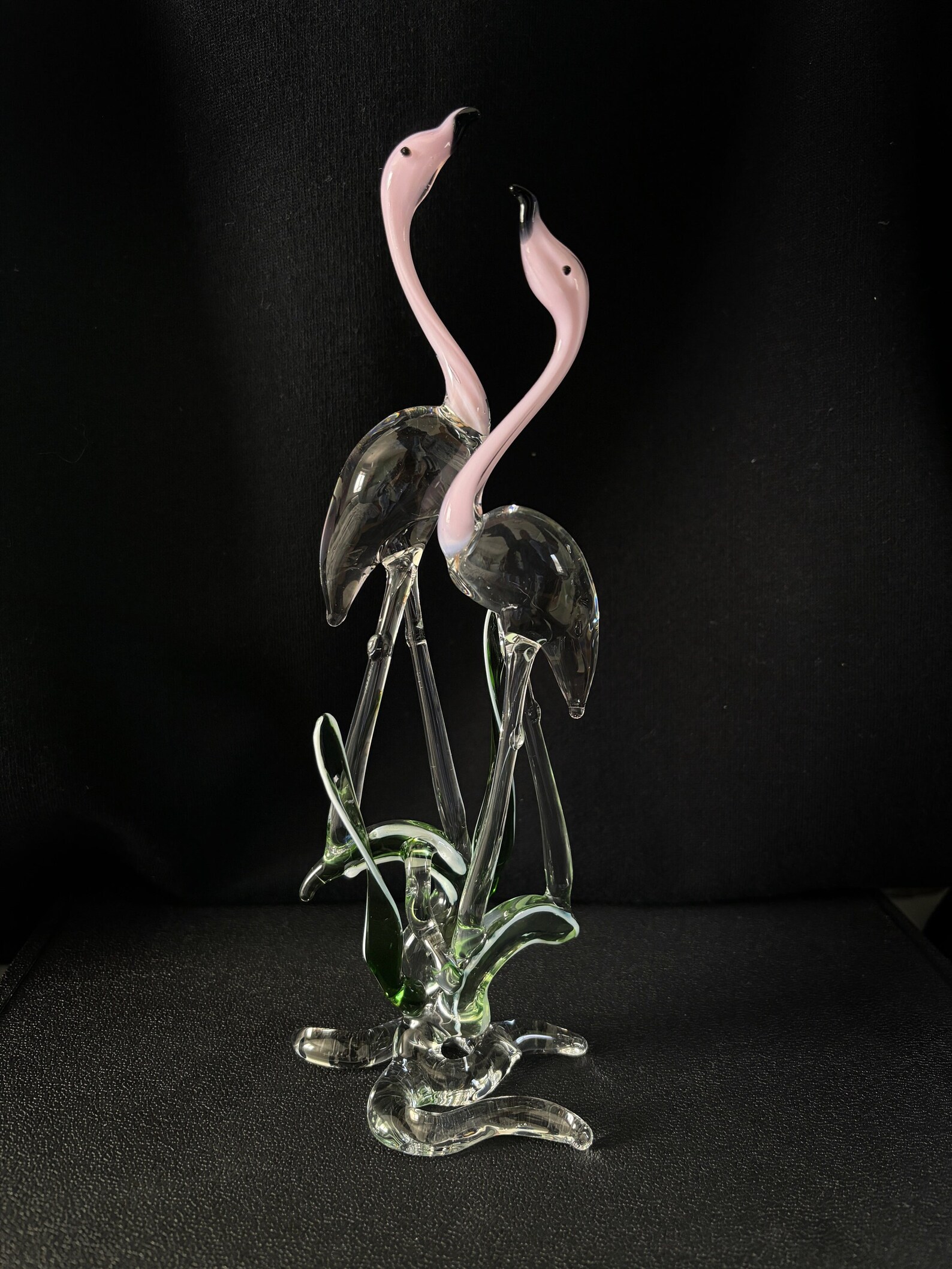 Flamingo Handblown Glass Sculpture - Etsy