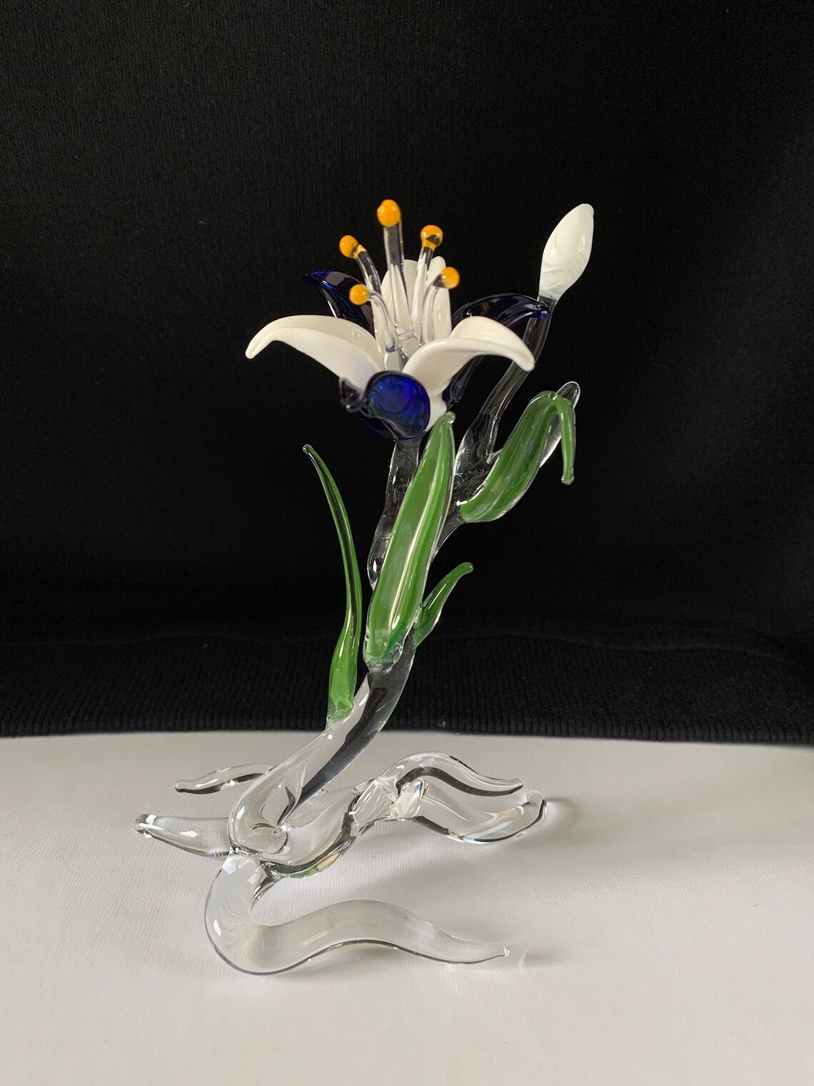 Lily Handblown Glass Sculpture - Etsy Canada