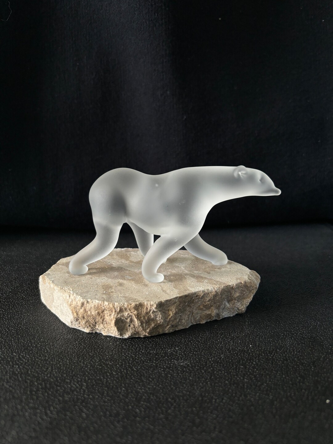 Handblown Glass Polar Bear - Etsy