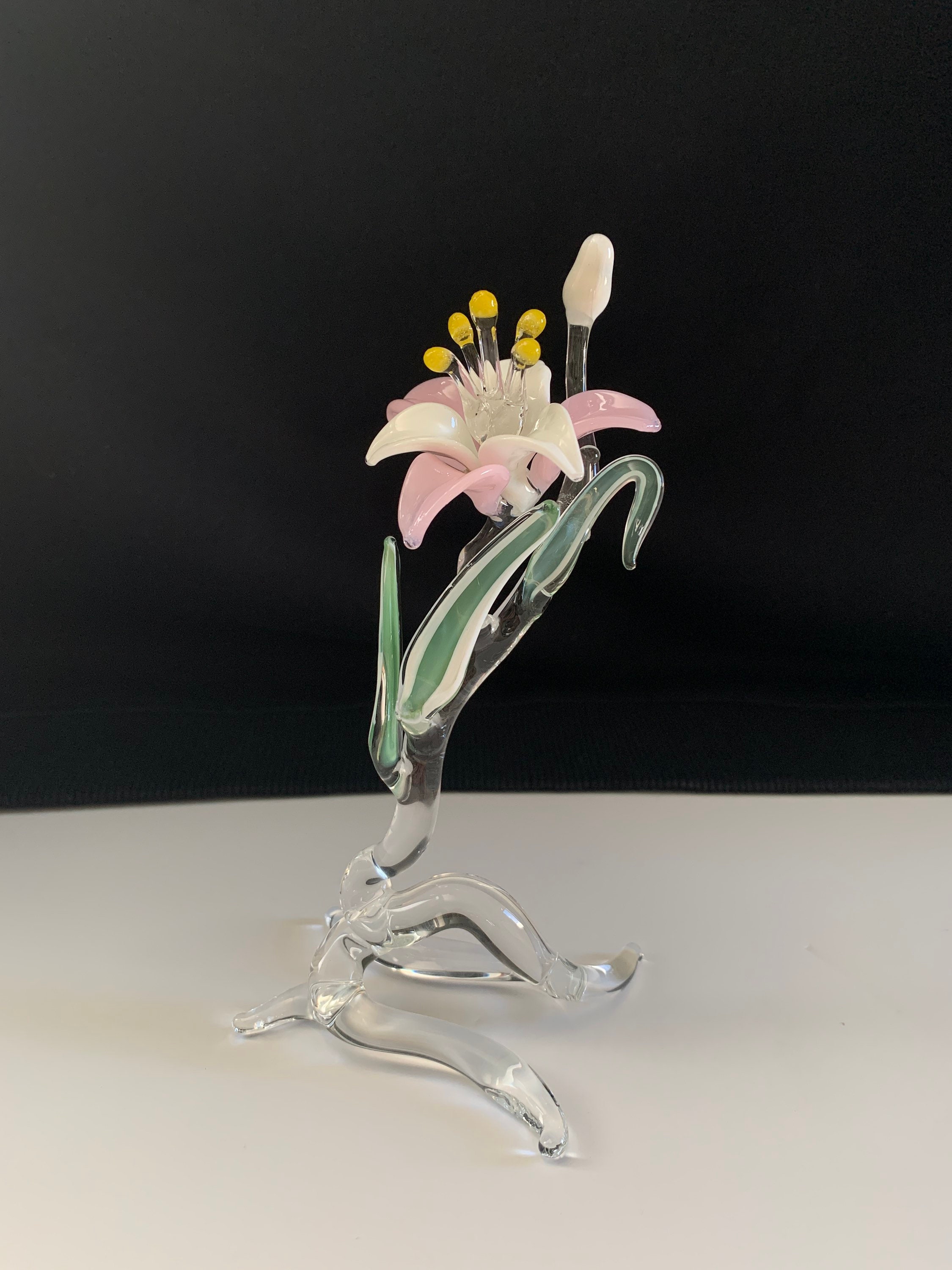 Lily Handblown Glass Sculpture - Etsy Canada