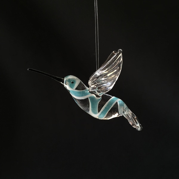 Glass Hummingbird Ornament - Etsy