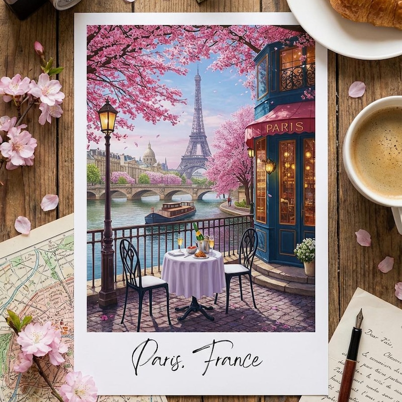 Paris Postcards - Etsy