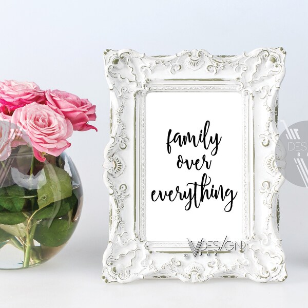 Family Over Everything Sign - Etsy