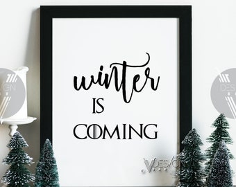 Winter is Coming Sign - Etsy