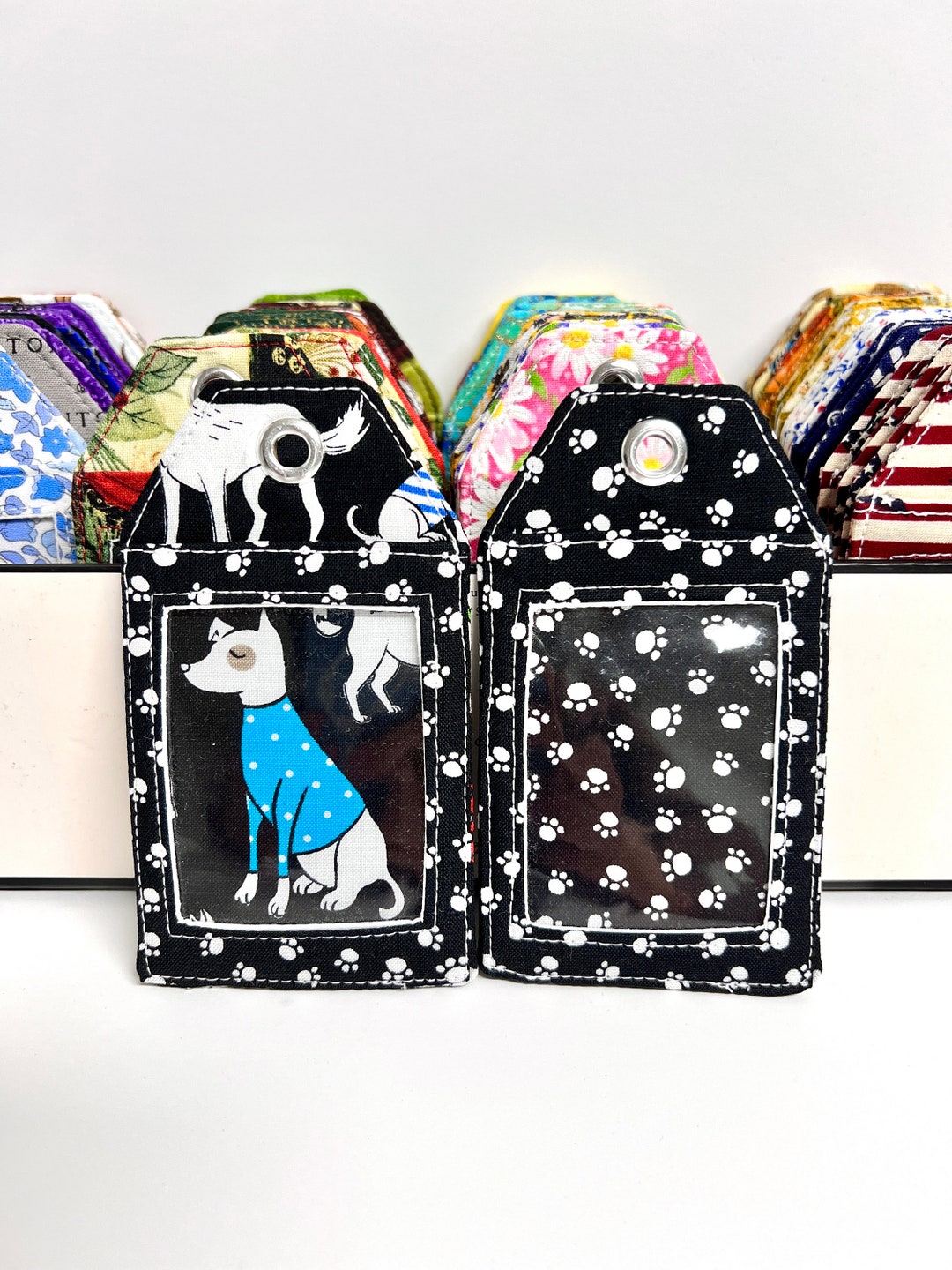 Fabric Luggage Tag: Handmade ID Tag, Travel Accessories - Etsy