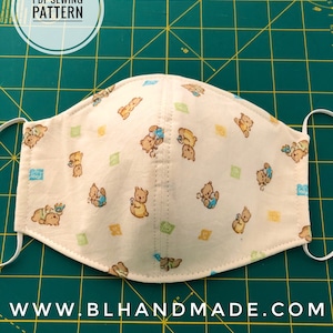 3D Face Mask Sewing Pattern; PDF Sewing Pattern; Instant PDF Download ...