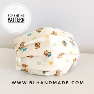 Rectangle Face Mask Sewing Pattern Facemask PDF Sewing Pattern Instant ...