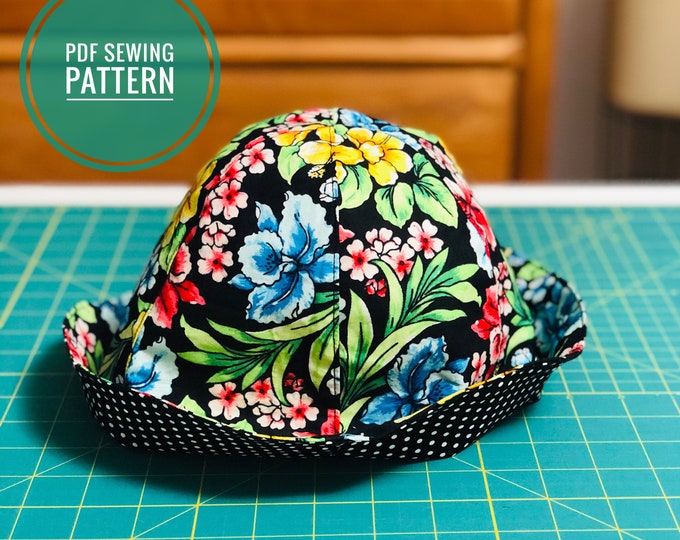 Oak Cadet Hat PDF Sewing Pattern, Sizes Baby to Adult - Instant ...