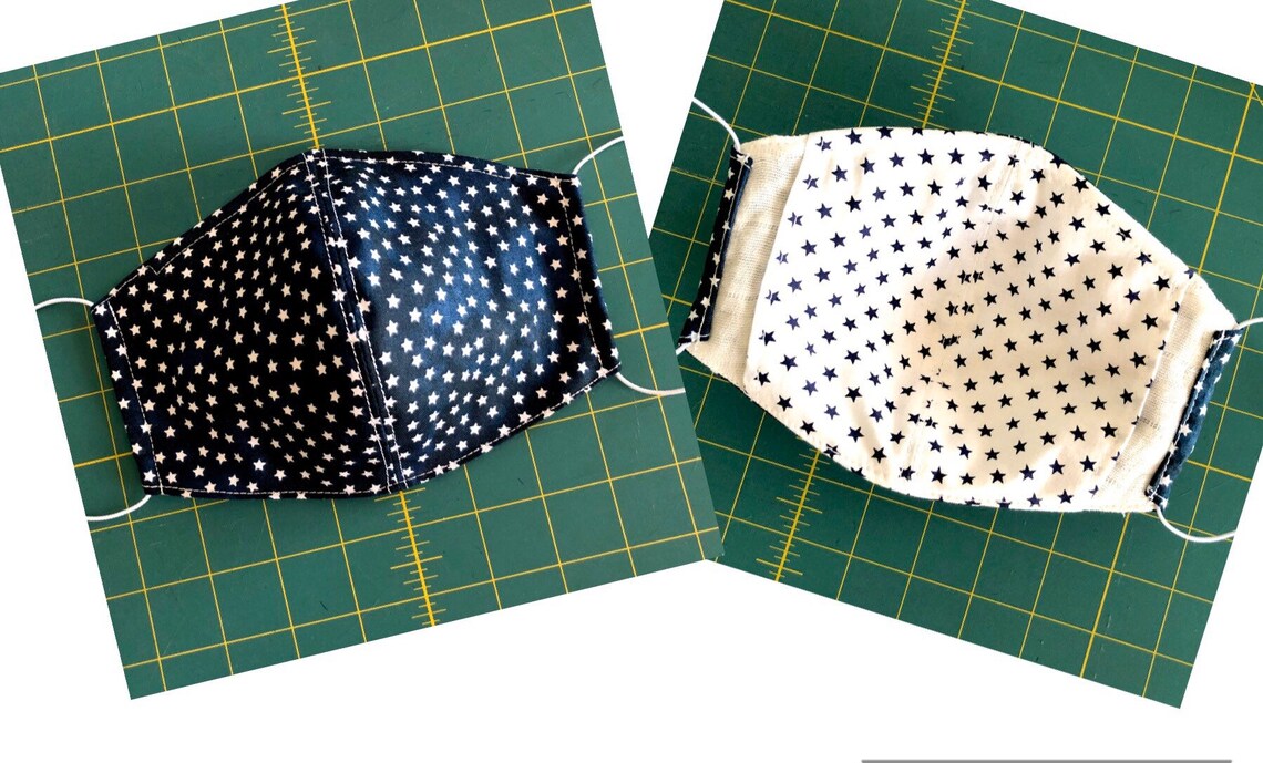 Face Mask With Pocket Sewing Pattern 2 Sizes PDF Sewing | Etsy