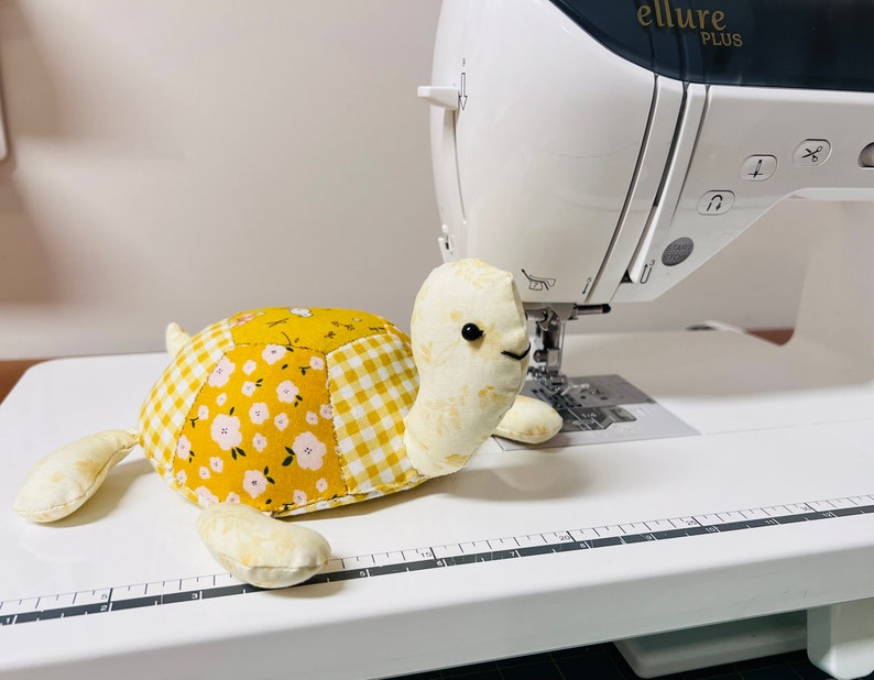 Turtle Patchwork Pincushion Sewing Pattern Stuffed Animal - Etsy
