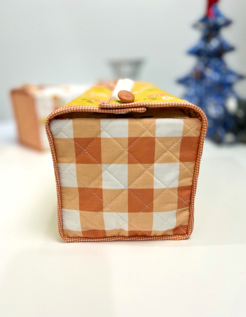 Tissue Box Cover Sewing Pattern: Quilted Cotton, Home Decor (PDF ...