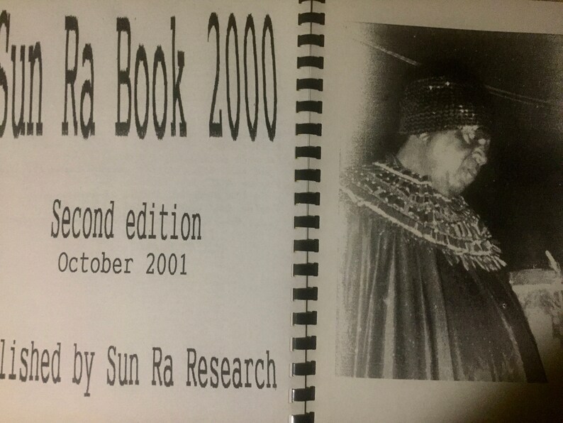 Sun Ra Book 2000 Second Edition - Etsy
