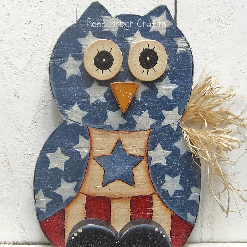 Patriotic Owl - Etsy
