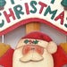 Merry Christmas Santa Yard Sign Santa Door Wall Hanger Yard Stake Santa ...