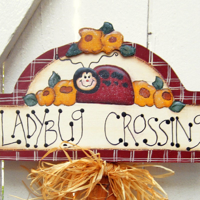 Ladybug Crossing Sign - Etsy