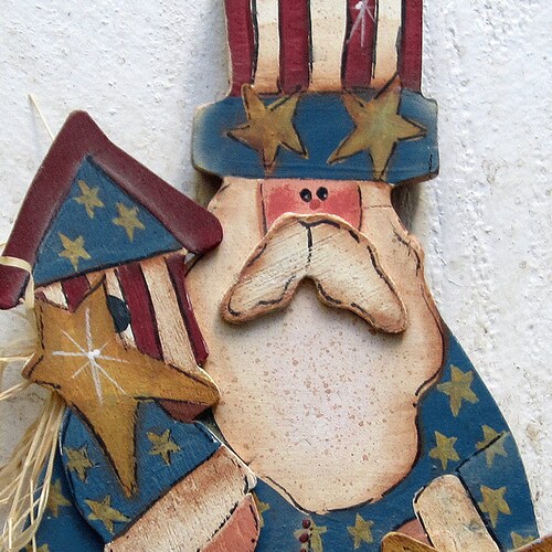 Primitive Americana Uncle Sam - Etsy
