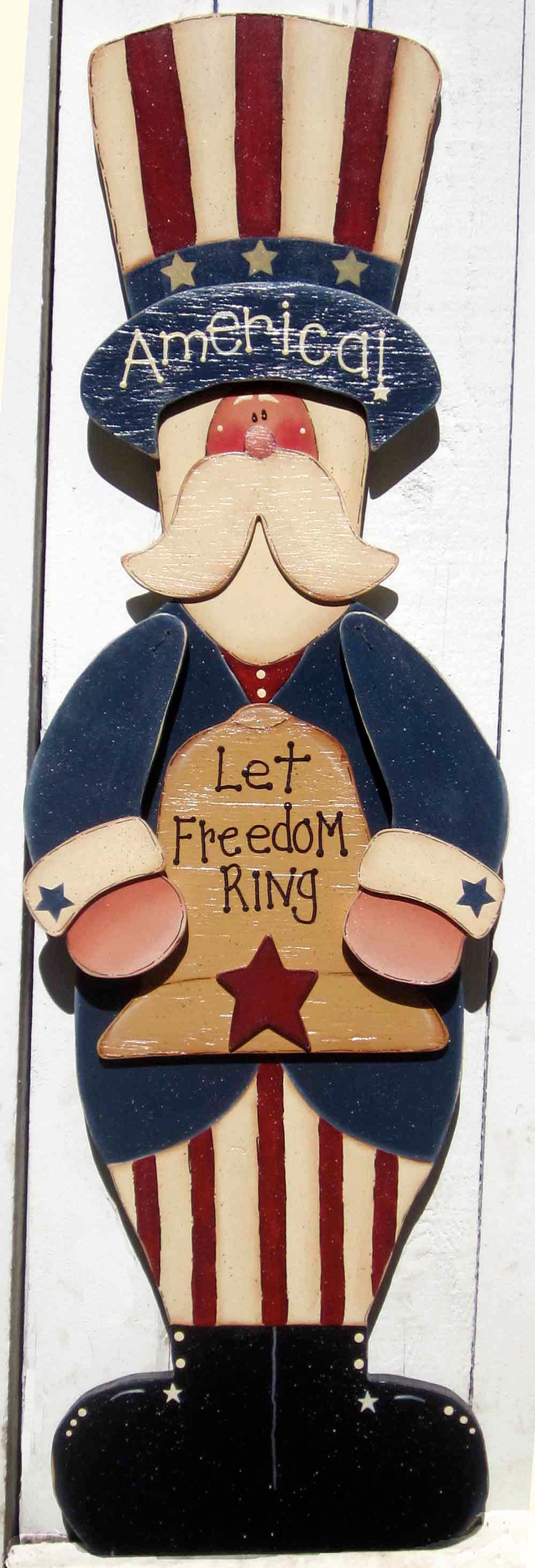 Uncle Sam LARGE 3FT Patriotic Decor Americana Decor Flag Decor - Etsy