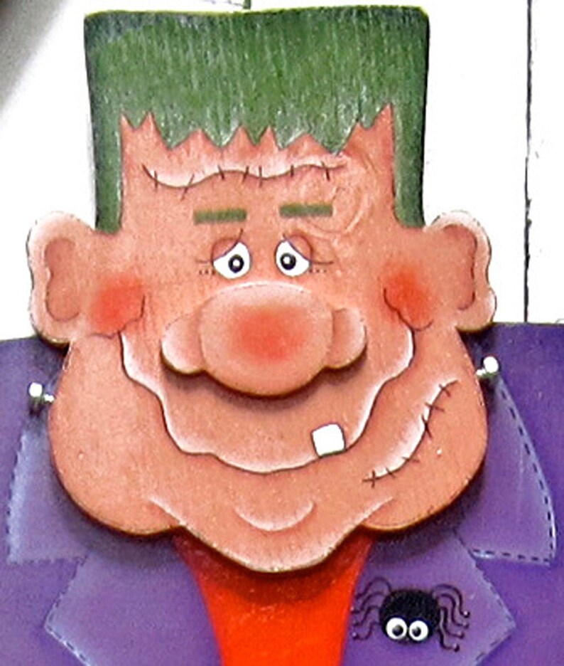 3ft Frankenstein Yard Sign Halloween Wood Tombstone Halloween - Etsy