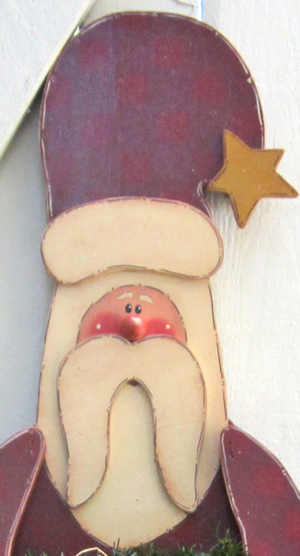 3 Ft Santa With Lighted Wreath Christmas Decor Christmas Lights ...