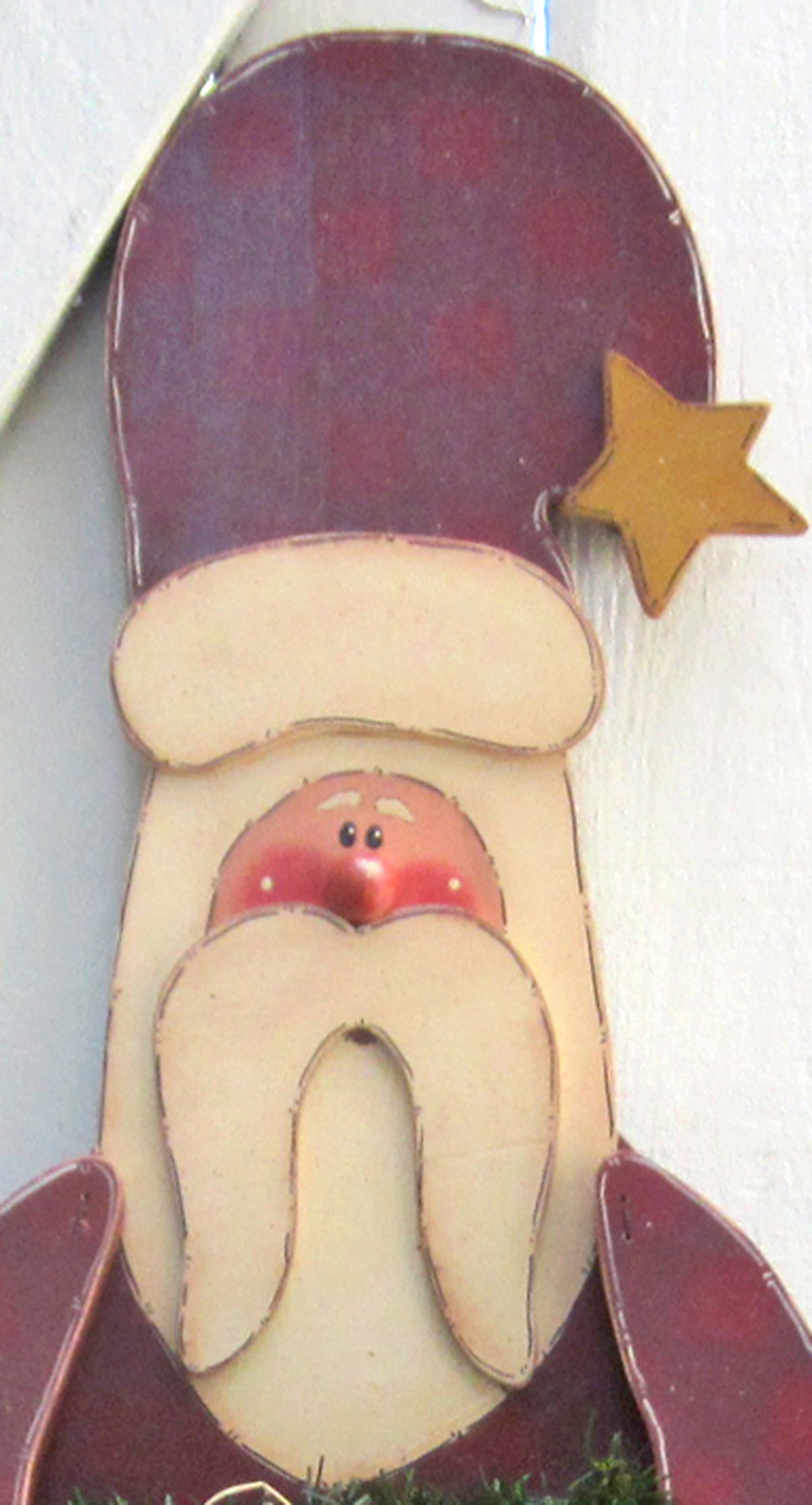 3 Ft Santa With Lighted Wreath Christmas Decor Christmas Lights ...