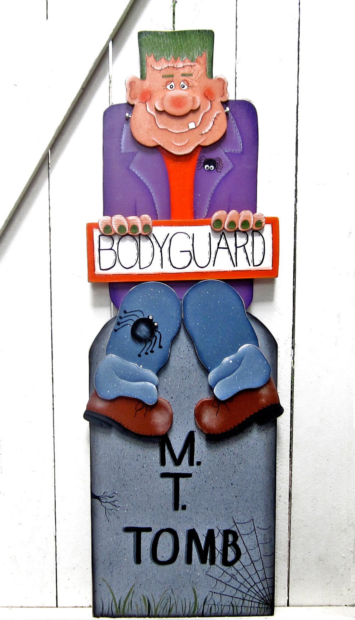 3ft Frankenstein Yard Sign Halloween Wood Tombstone Halloween - Etsy