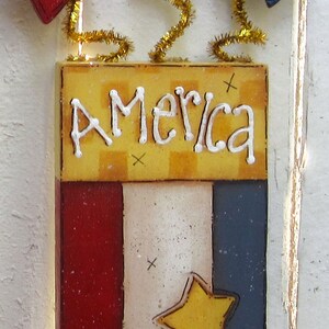 Patriotic Decor 4th of July Decor America Decor Americana Decor Stars ...