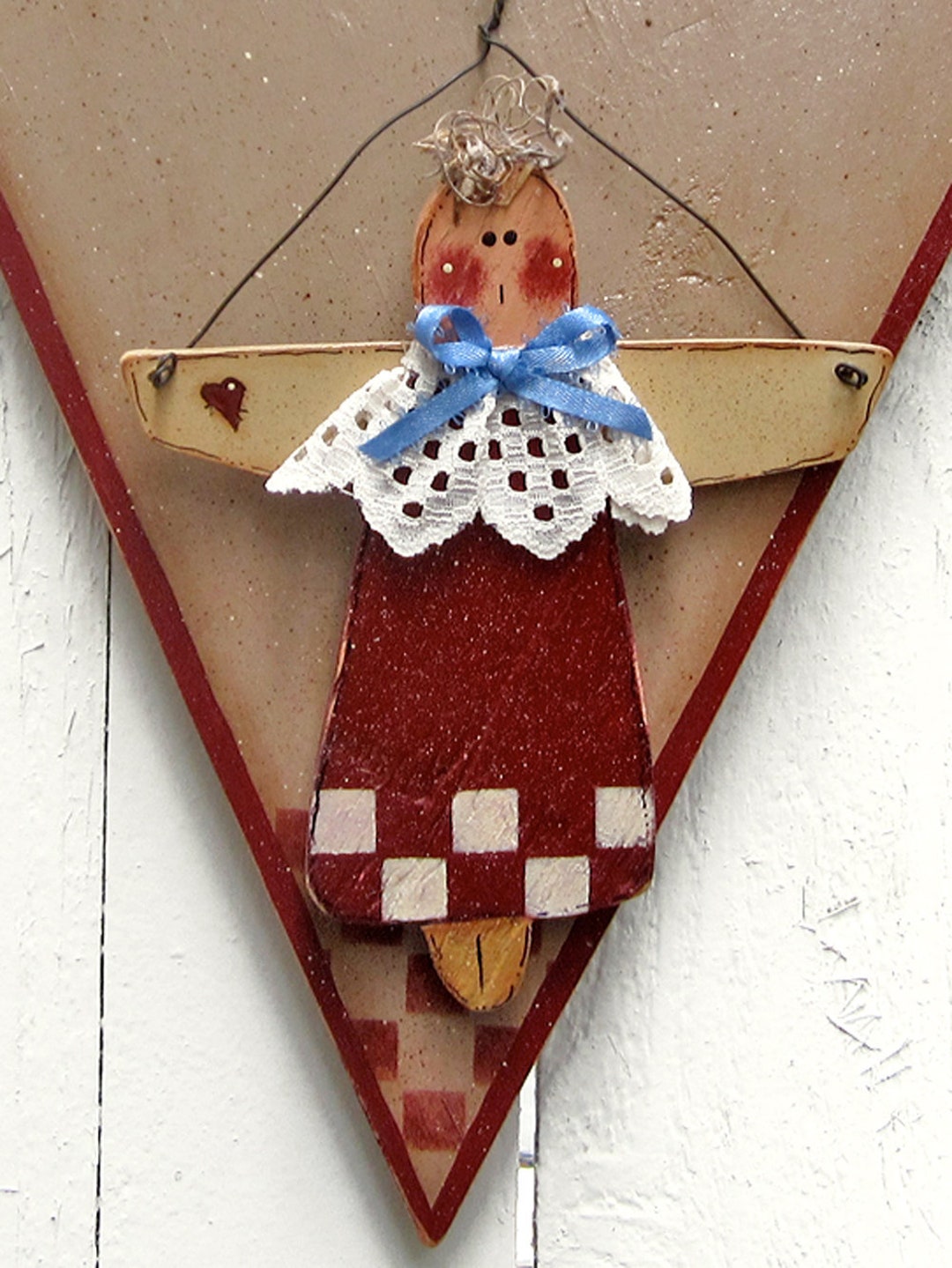 Seasonal Welcome Door Hanger Angel Welcome Sign Interchangeble Door ...