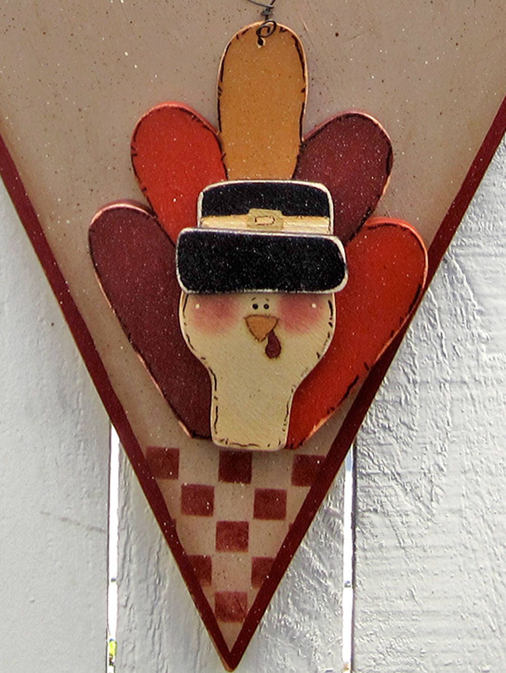 Seasonal Welcome Door Hanger Turkey Welcome Sign | Etsy