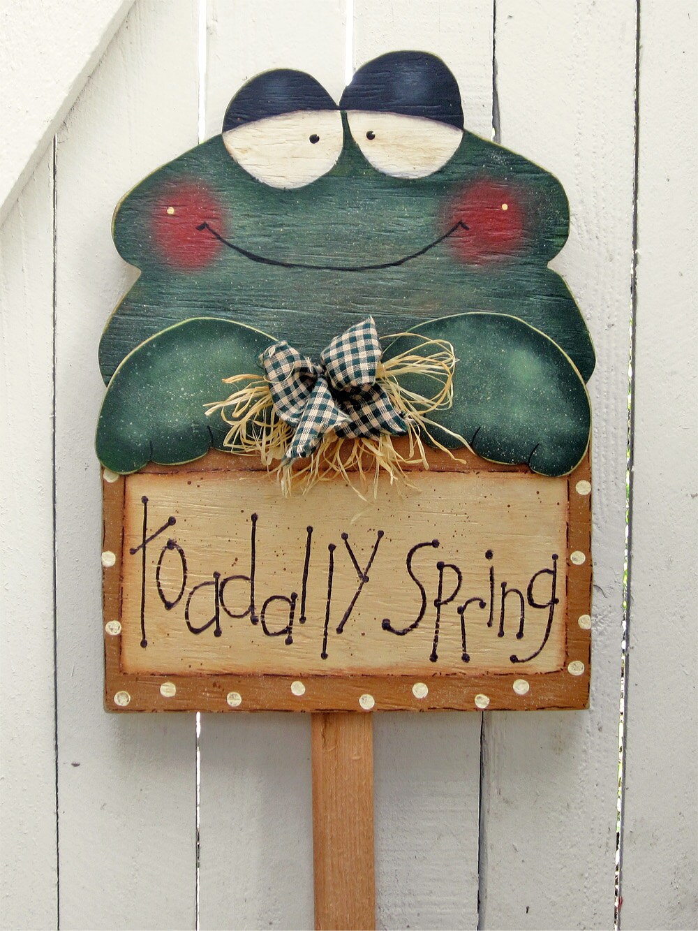 Frog Yard Sign Frog Decor Frog Outdoor Frog Wood Frog Lawn | Etsy