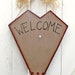 Seasonal Welcome Door Hanger Angel Welcome Sign Interchangeble - Etsy