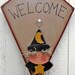 Seasonal Welcome Door Hanger Witch Welcome Sign Interchangeble Door ...