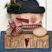 Snowman Door Sign Outdoor Yard Sign Snowman Decor Snowman Painted Wood ...