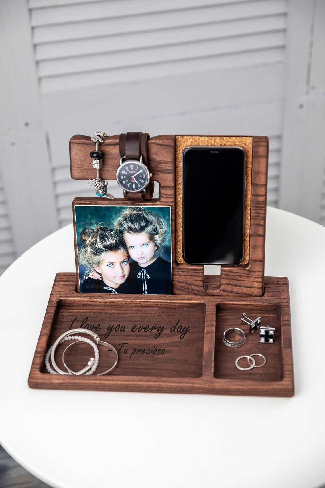 Apple Charging Station Organizer iPhone Personalized iPhone | Etsy