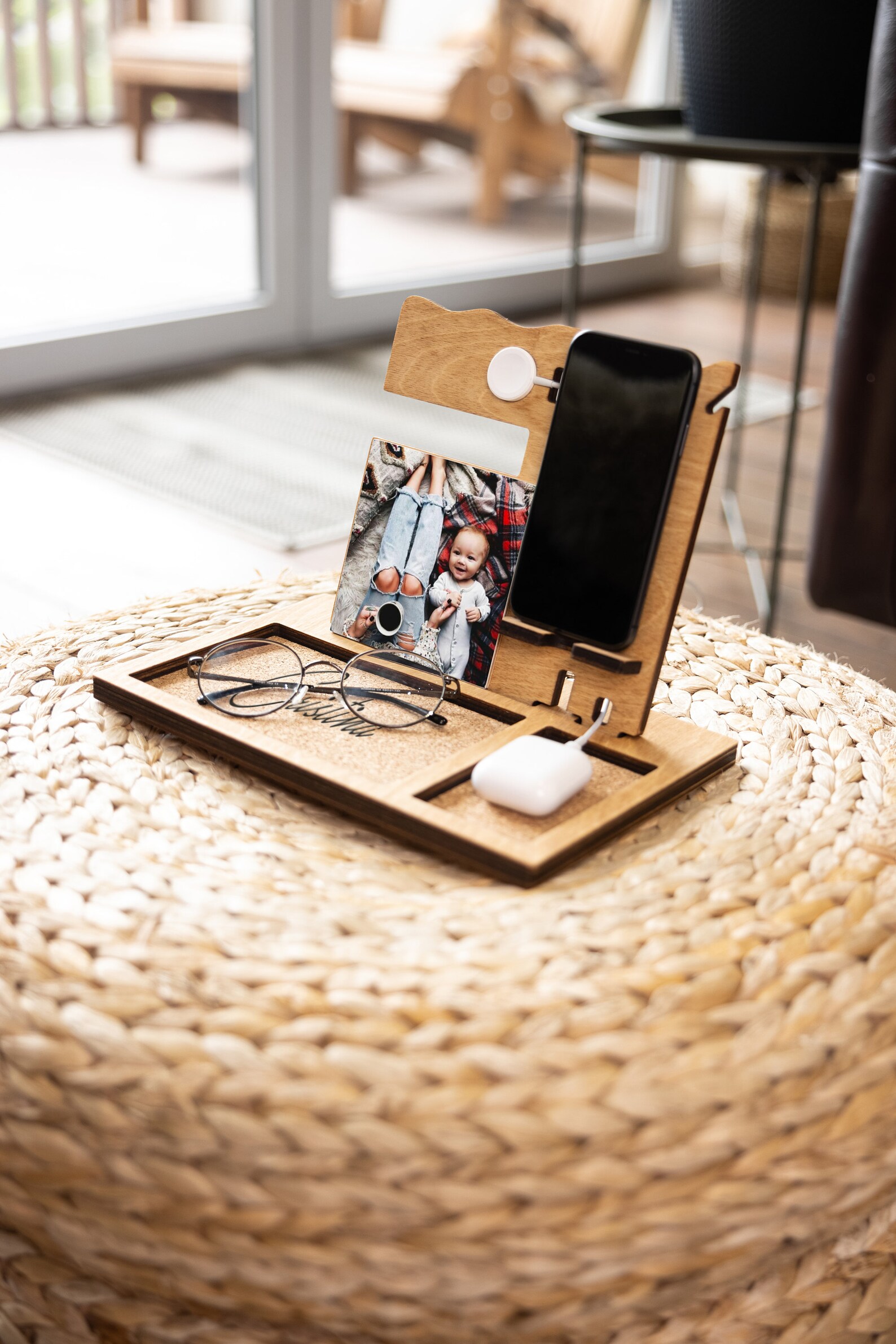 Personalized Charging Station Housewarming Gift Home Decor Personalized ...