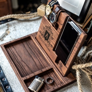 Apple Charging Station Organizer iPhone Personalized iPhone | Etsy