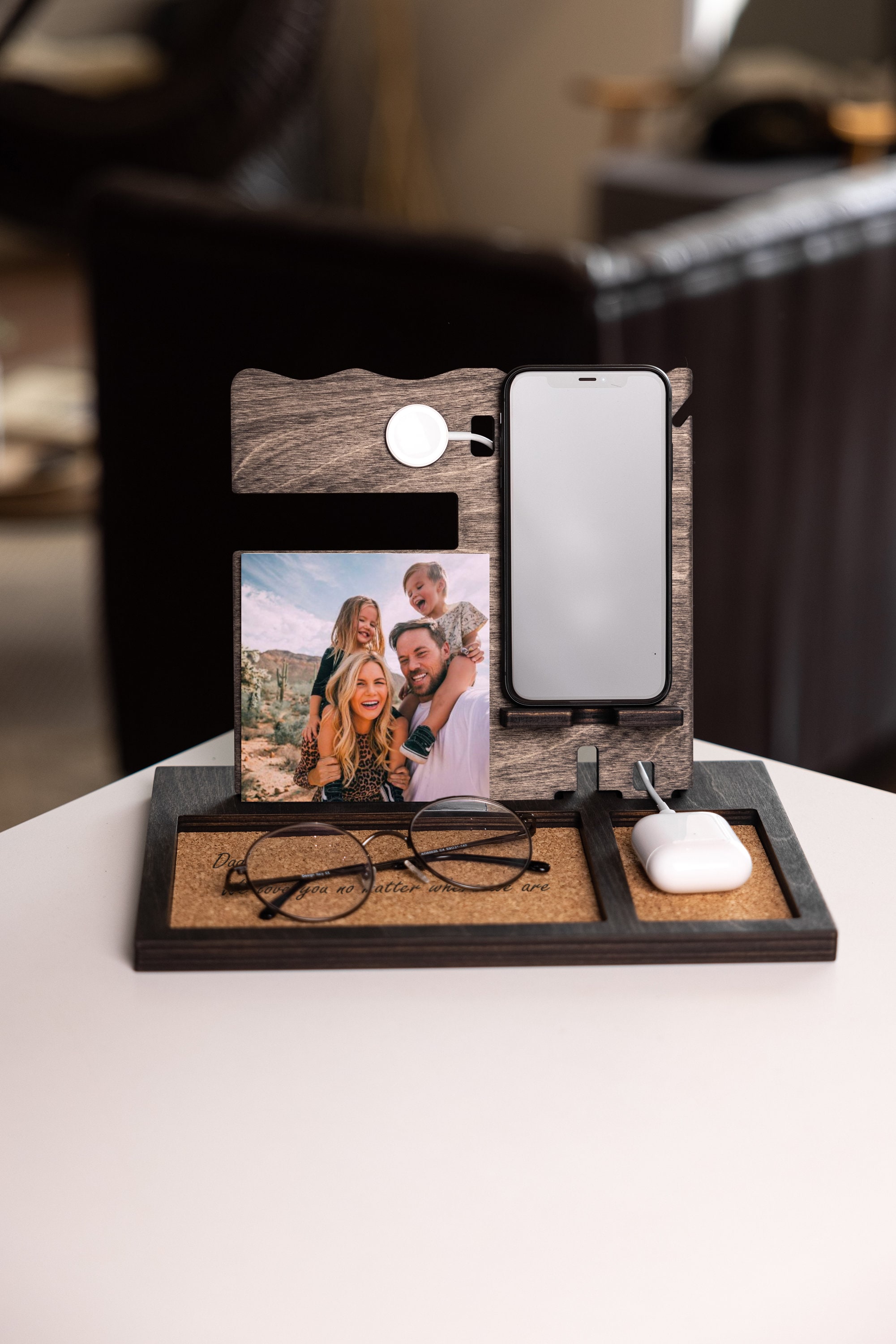 Personalized Charging Station Housewarming Gift Home Decor Personalized ...