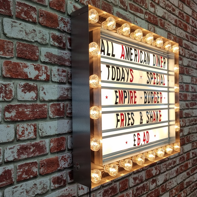 Cinema Style Light Box - Etsy UK
