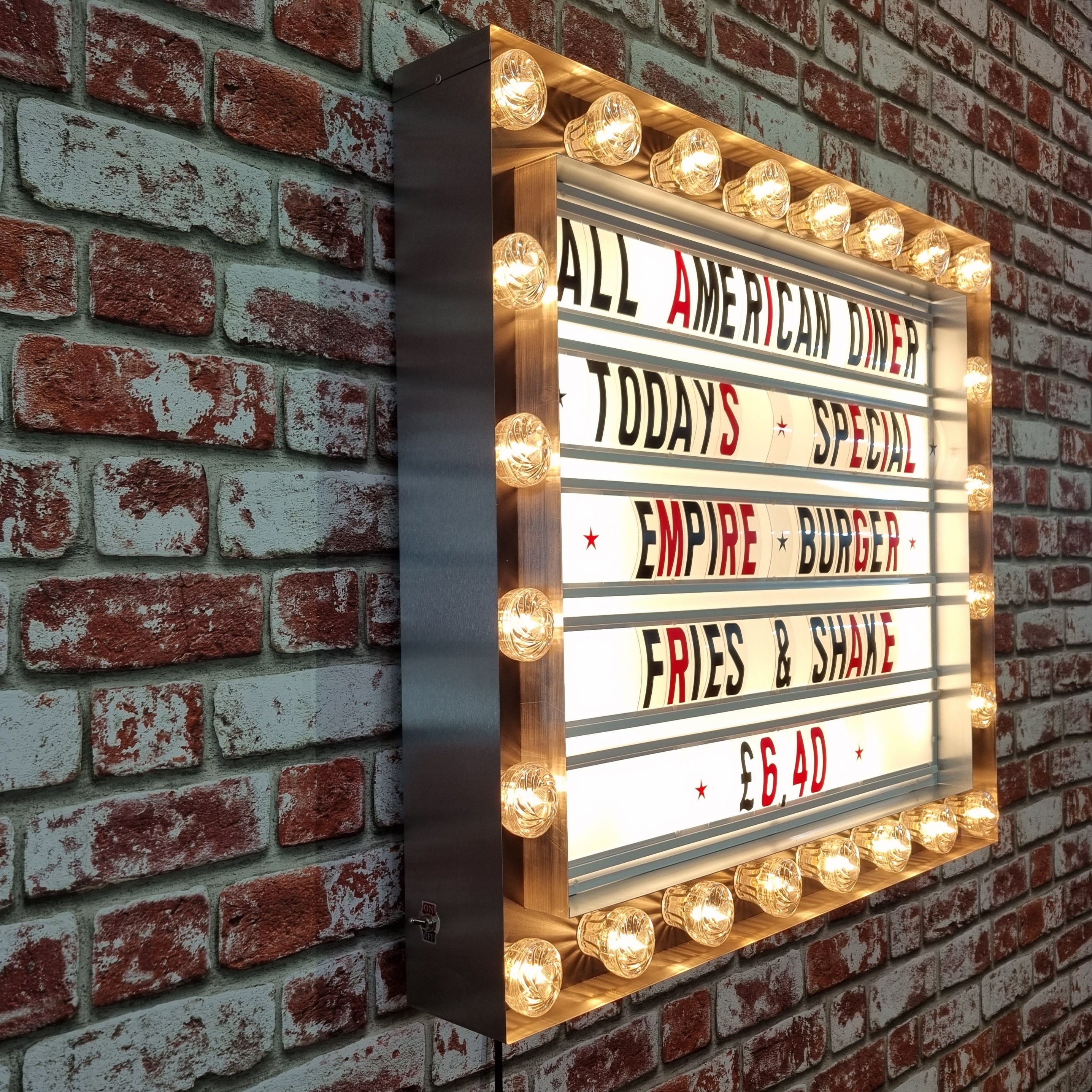 Cinema Billboard Style Light Box Letter Light Sign - Etsy UK