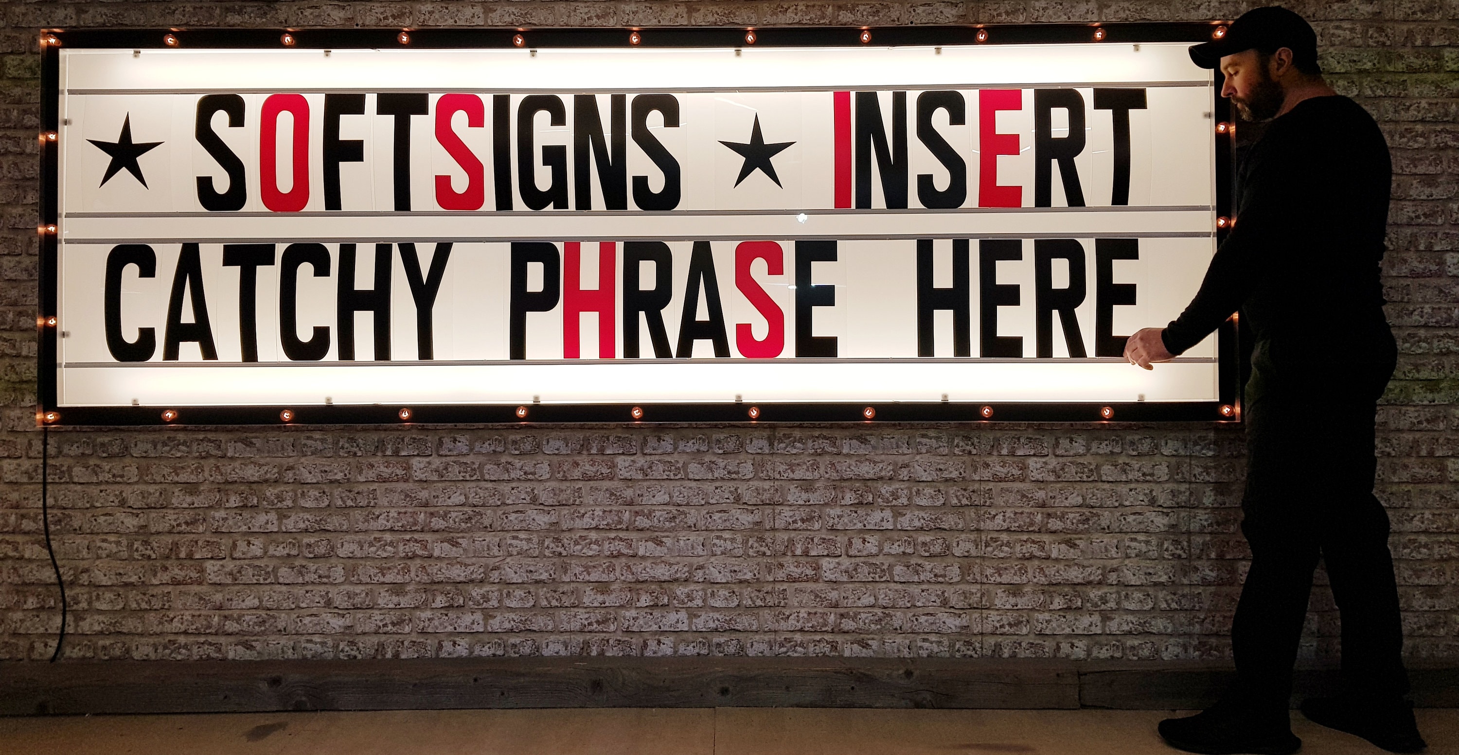 American Style Illuminated Cinema Light Box Marquee Sign Board - Etsy