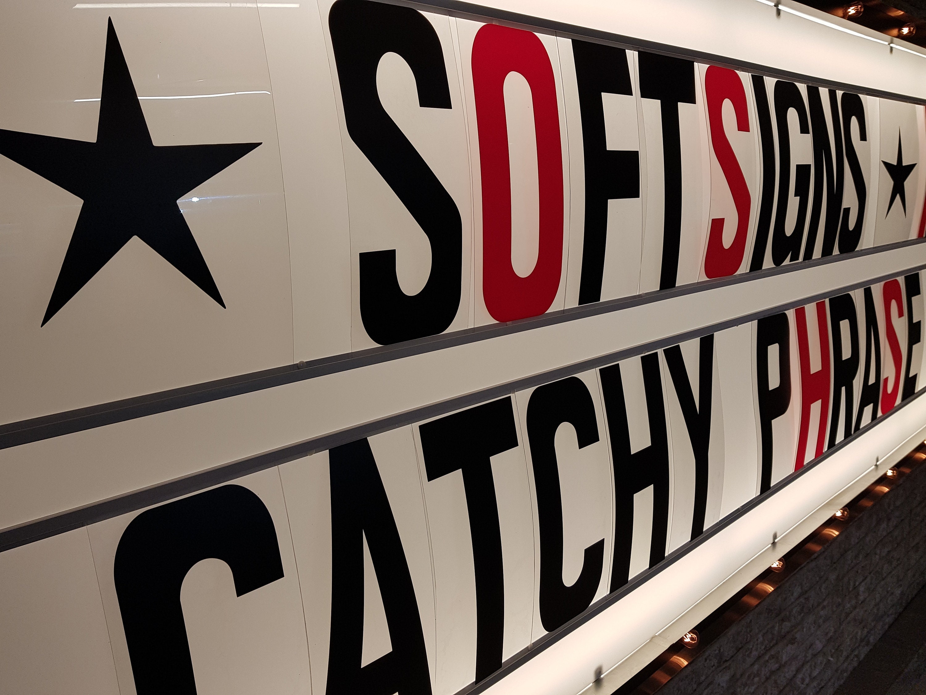 American Style Illuminated Cinema Light Box Marquee Sign Board - Etsy