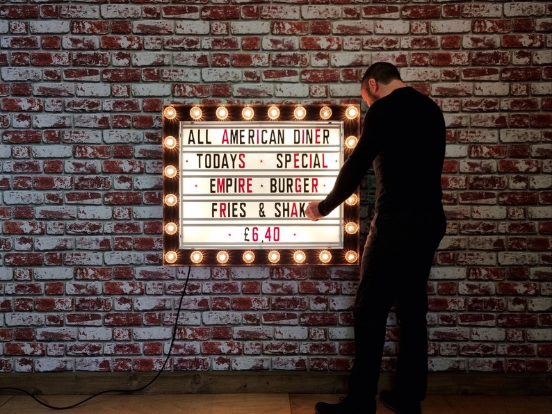 Cinema Style Light Box - Etsy UK