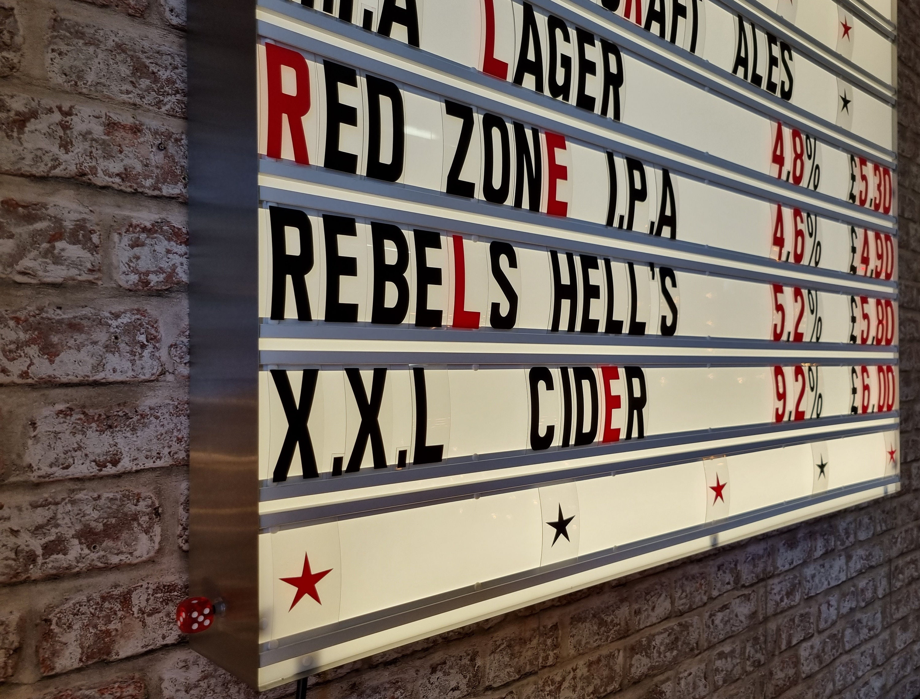 American Style Illuminated Menu Board Light Box Letter/bar/restaurant ...