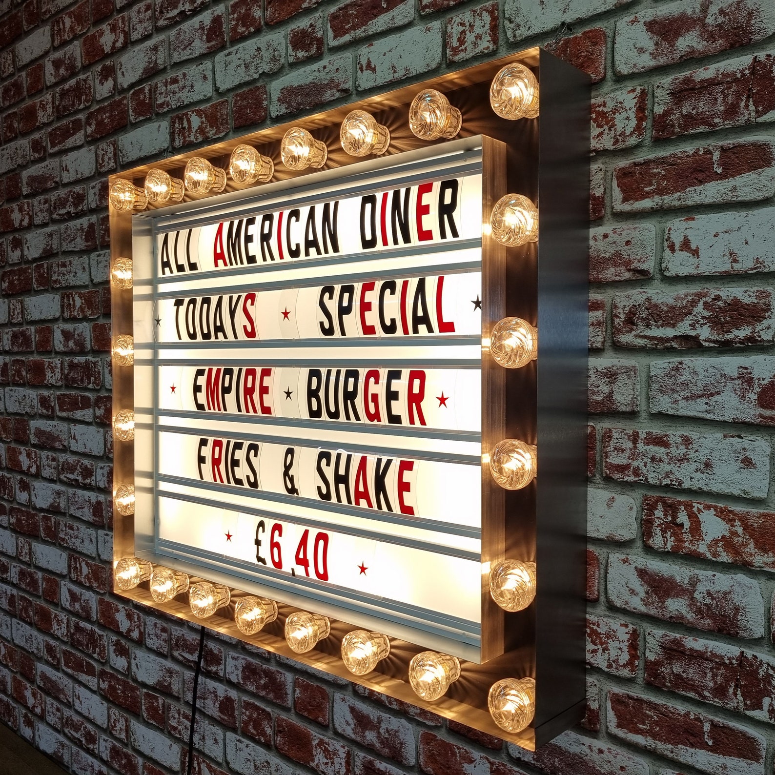 Cinema Billboard Style Light Box Letter Light Sign - Etsy UK