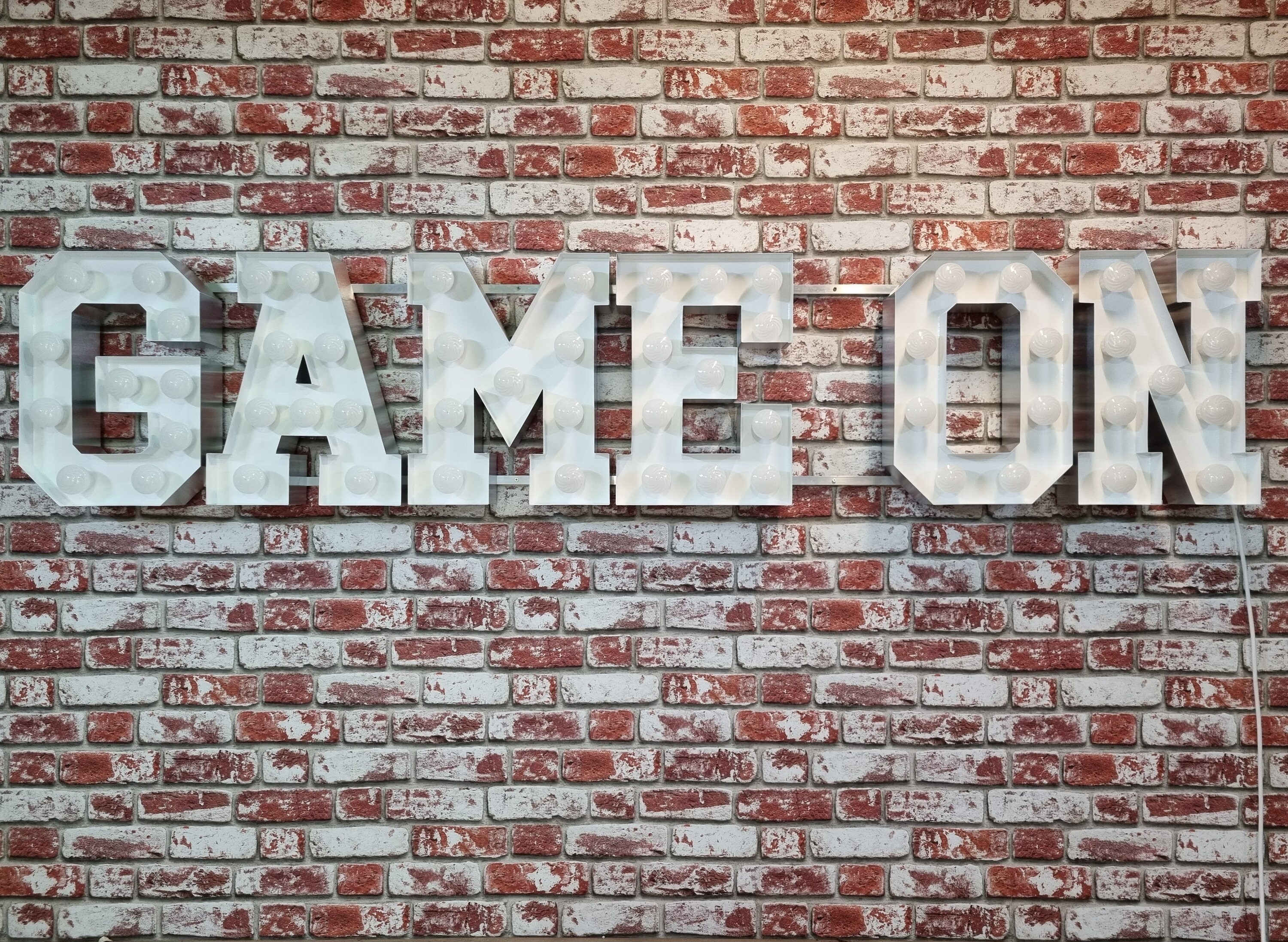 Marquee Letter 'GAME ON' Light up Sign - Etsy