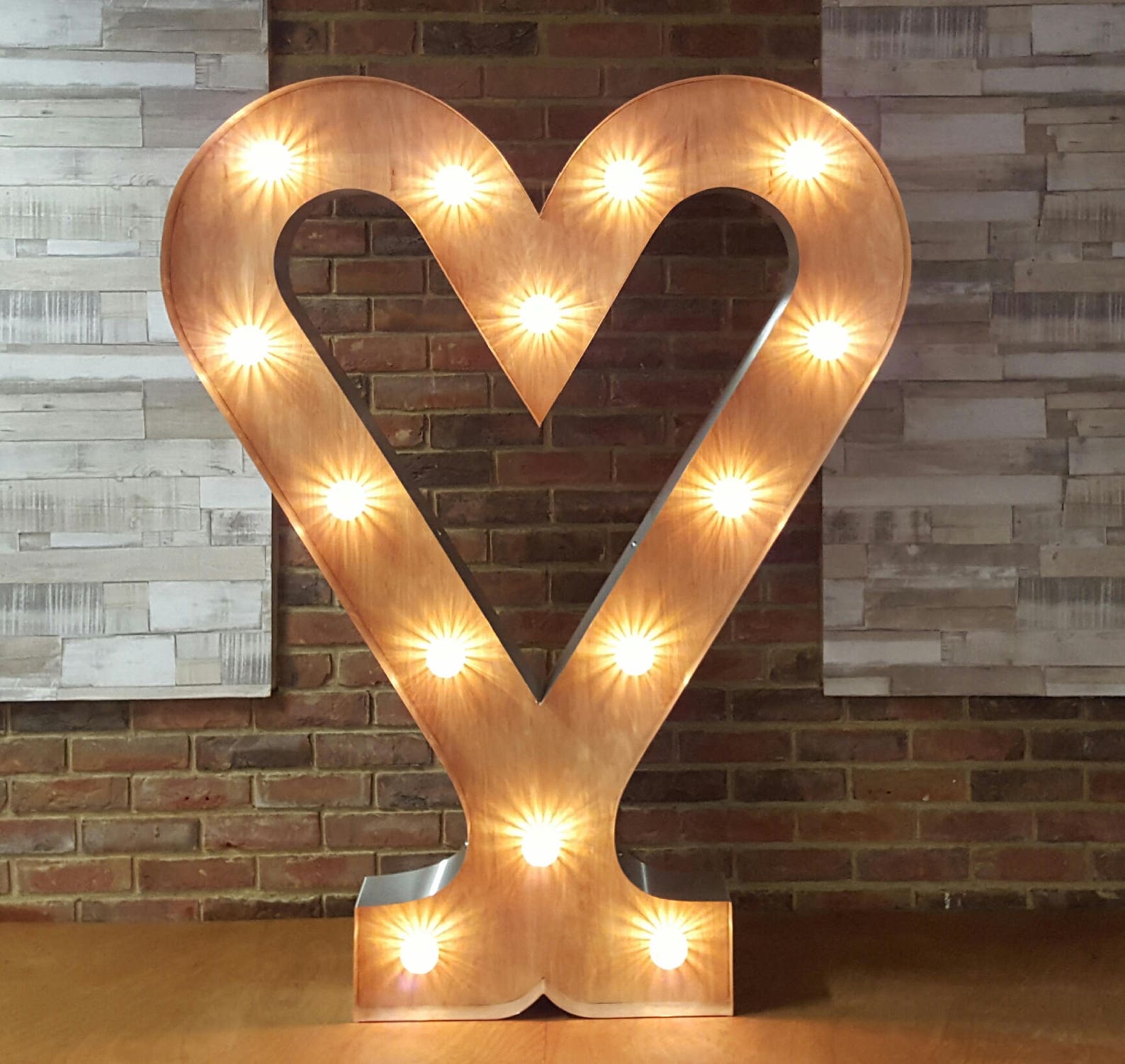 5ft Light up Heart/light Bulb Marquee Letter Lights - Etsy