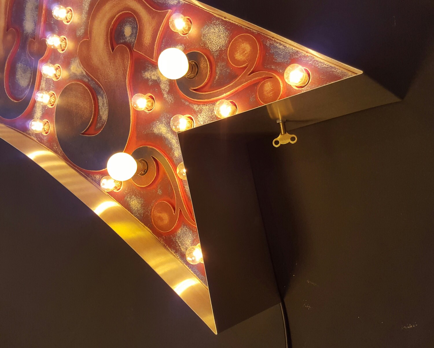 Light Bulb/light up Marquee Circus/fairground Pointer Letter Light ...