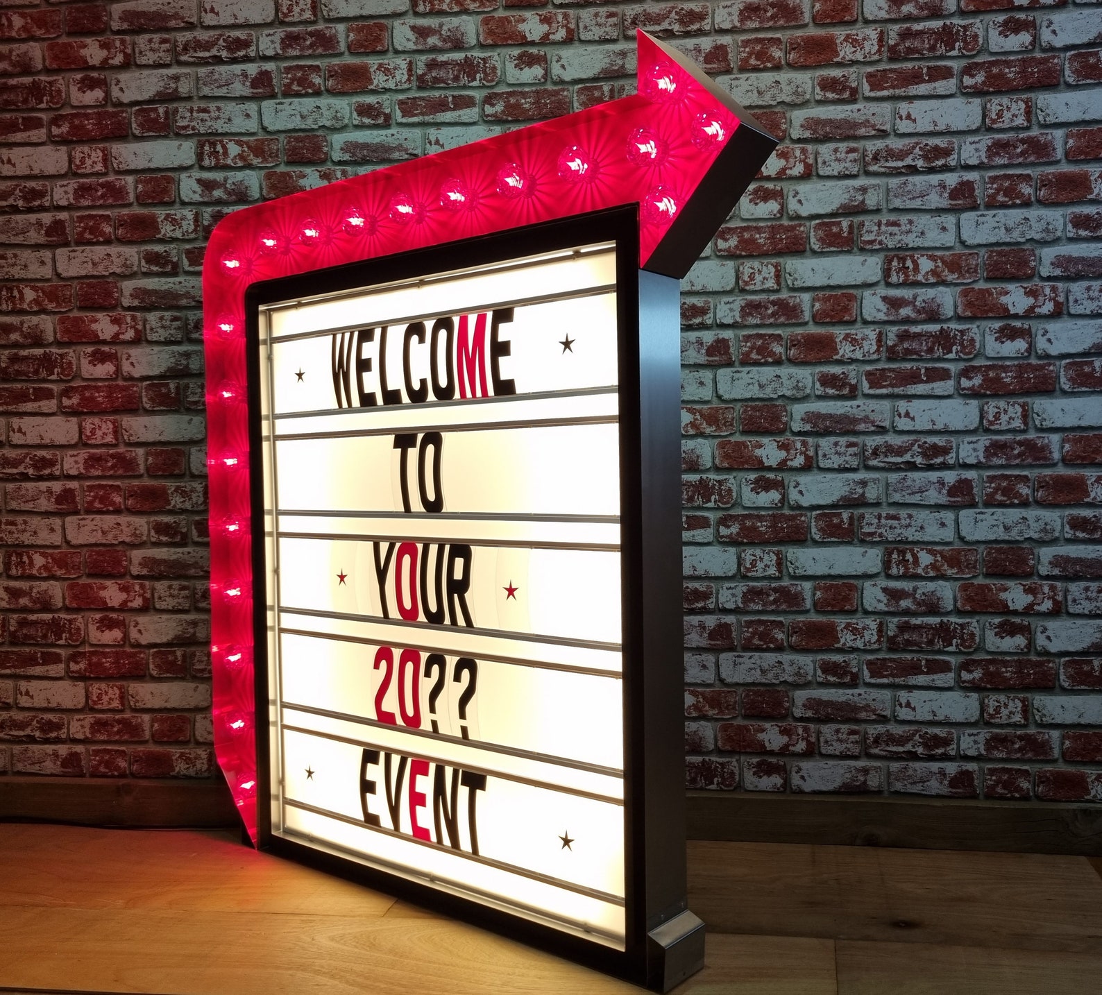 American Style Light up Light Box Letter Marquee Sign Menu - Etsy